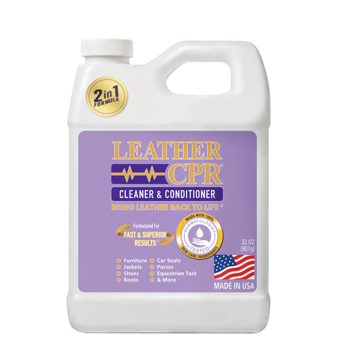 Leather CPR Cleaner & Conditioner 32oz – CPR Cleaning Products